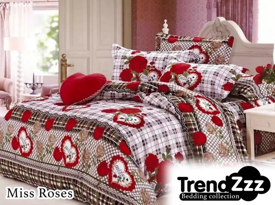 Miss Roses 200x200 Dekbedovertrekset | By Trendzzz | bol.com