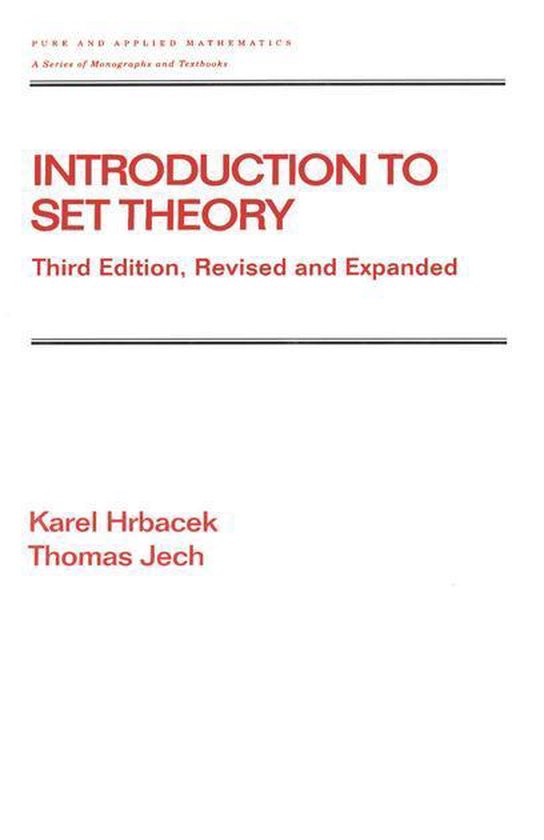 Chapman & Hall/CRC Pure and Applied Mathematics - Introduction to Set Theory, Revised... | bol