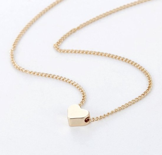 ketting dames | ketting dames met hartje hanger | ketting met hart ...