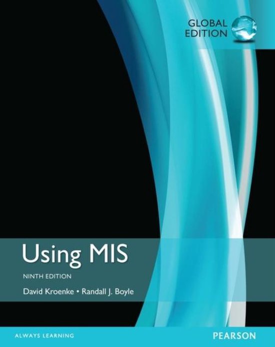 Using MIS, Global Edition | 9781292165226 | David Kroenke | Boeken | bol.com