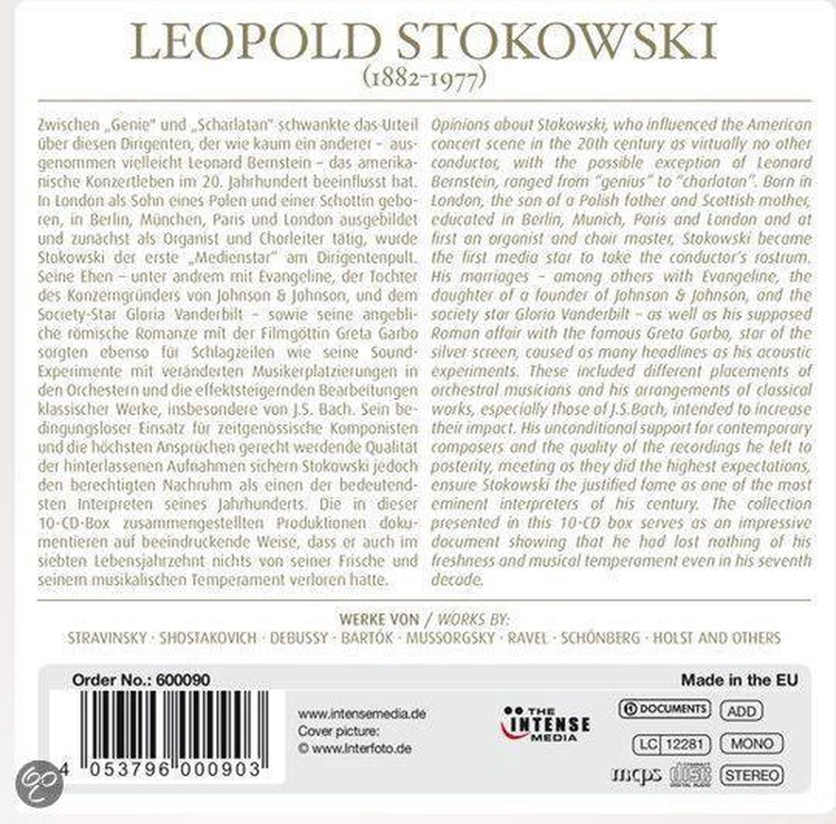 Leopold Stokowski - Magical Conductor, The, Leopold Stokowski | CD ...