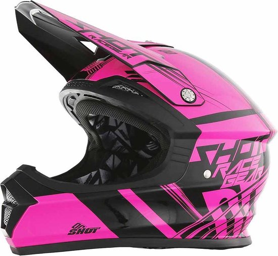 Shot Crosshelm Furious Claw Neon Pink-XL | bol.com