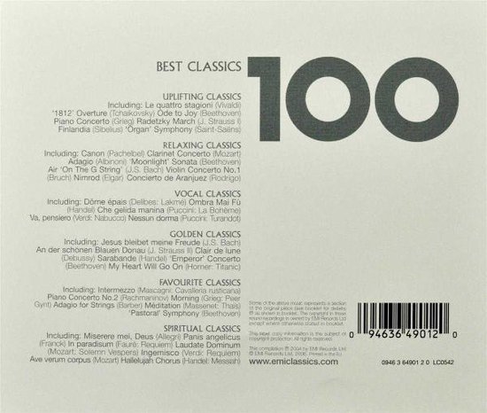 Various - 100 Best Classics, various artists | CD (album) | Muziek ...