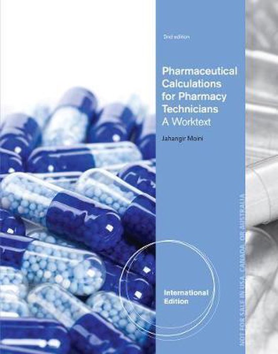 Pharmaceutical Calculations for Pharmacy Technicians | 9781133284406 | Jahangir Moini... | bol.com
