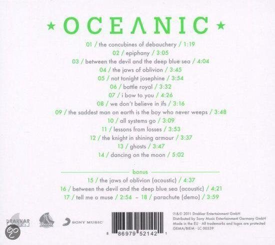 Oceanic (Limited Digipak), Emil Bulls | CD (album) | Muziek | bol.com