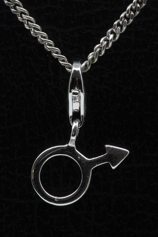 Petit pendentif et breloque Signe de l'homme en argent | bol.com
