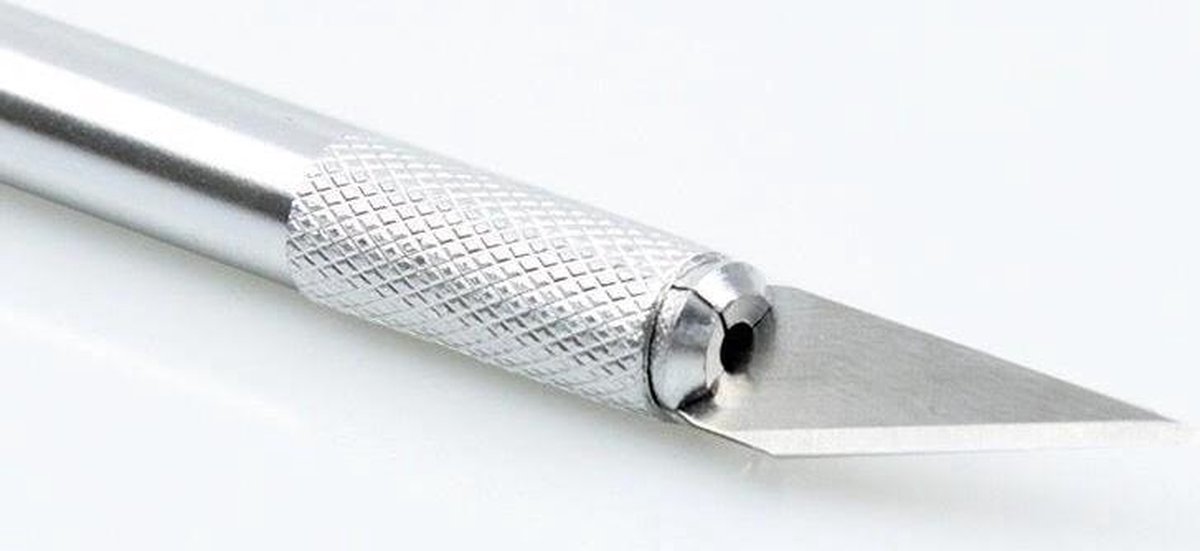 Hobbymes | Roestvrijstaal Hobby Mes Precisie |Scalpel Mes | Inclusief 5 ...