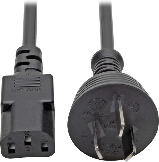 Tripp Lite P055-010-CHN1 electriciteitssnoer Zwart 3,05 m IEC C13 | bol