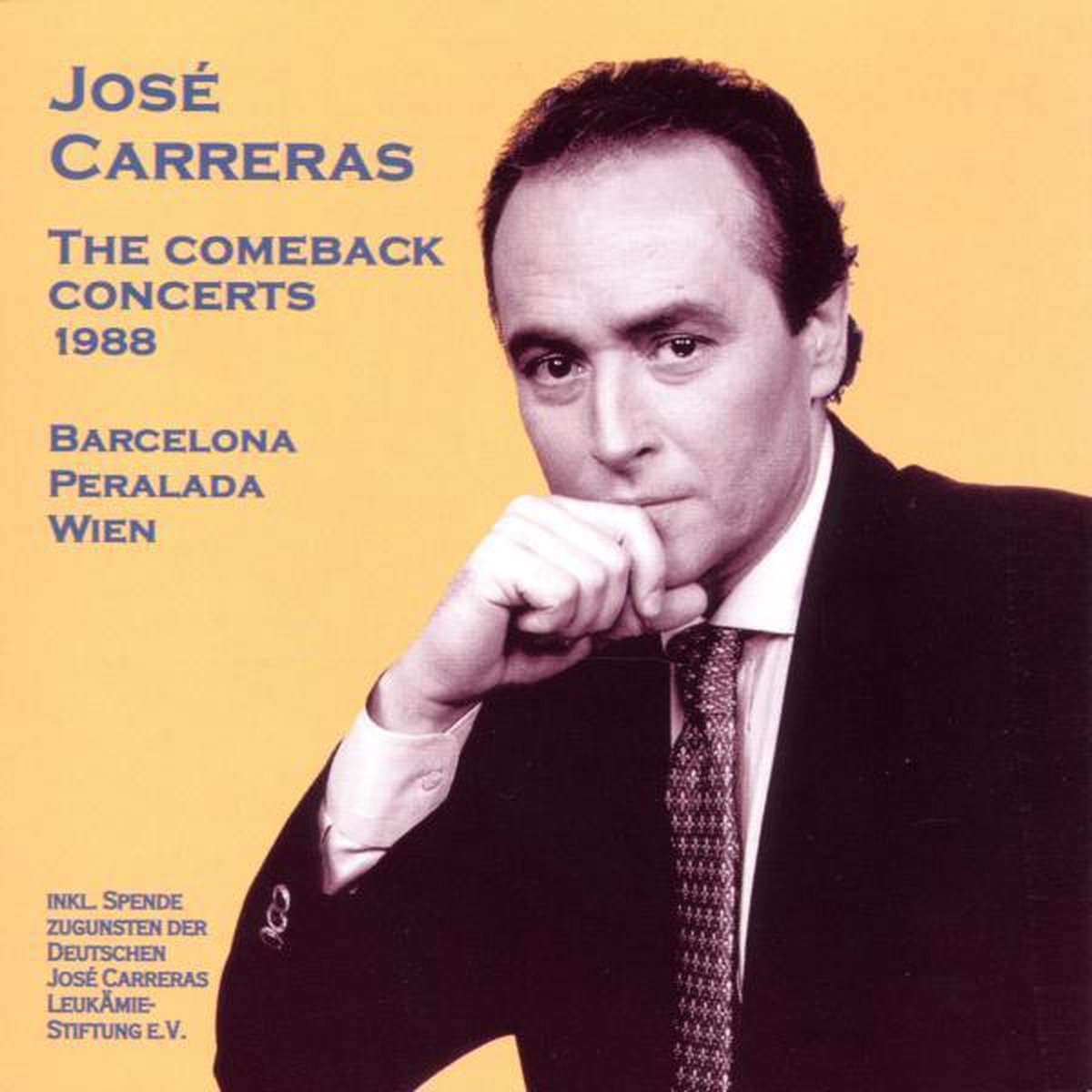 Comeback Concerts 1988, José Carreras | CD (album) | Muziek | bol