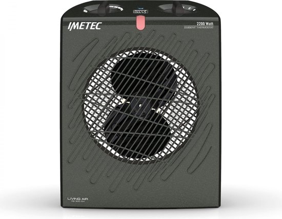Imetec Living Air M2-400 Ion Binnen Zwart 2200 W Ventilator elektrisch ...