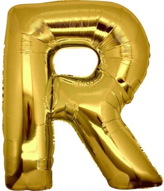 Folie MAXI ( 40inch) Letter R Goud | bol.com