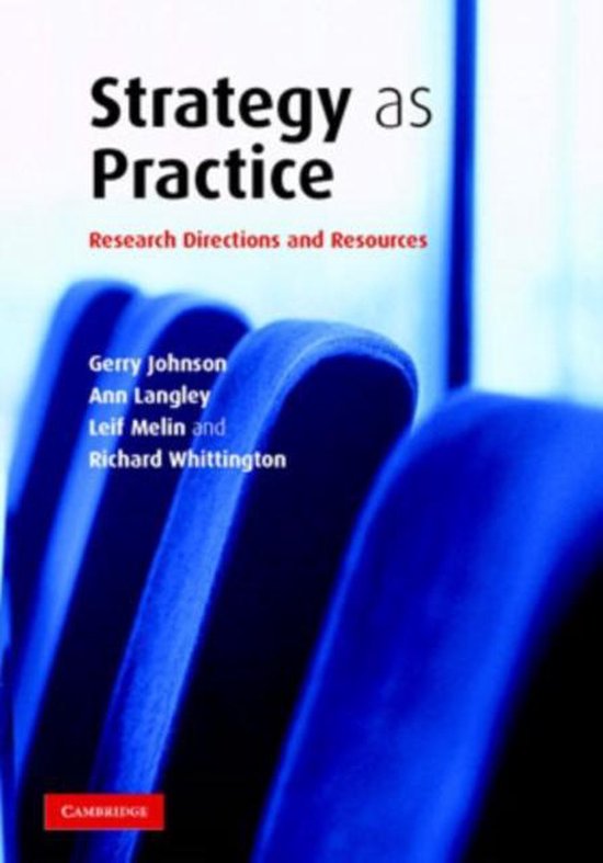 Strategy as Practice | 9780521681568 | Richard Whittington | Boeken | bol