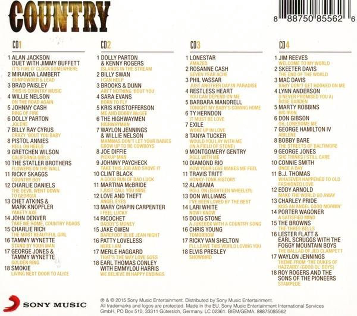 Various Various - Ultimate... Country, various artists | CD (album ...