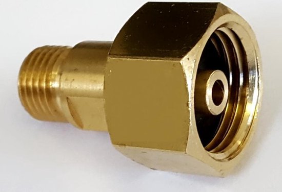 Wartel 1/2 duims rechts draaiend messing met x slang pilaar | bol