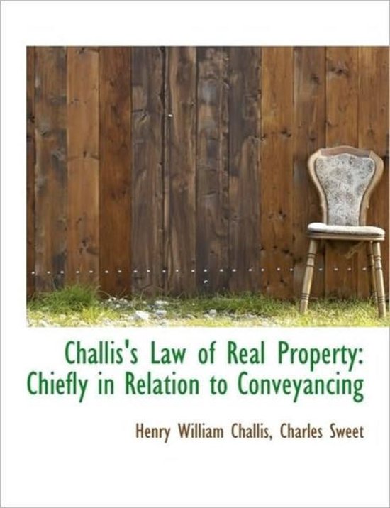 Challis's Law of Real Property | 9781116896817 | Henry William Challis ...