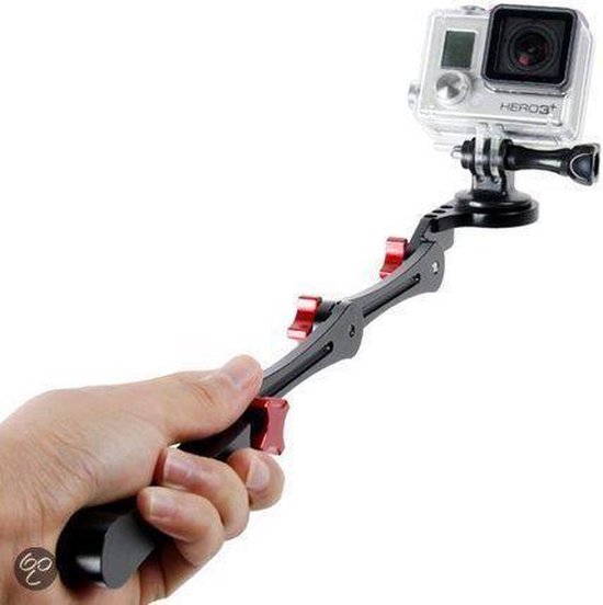 Captec MultiPod, Compacte GoPro Stok van aluminium. | bol