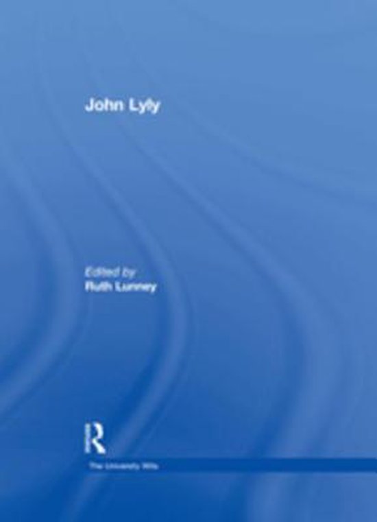 John Lyly (ebook) | 9781351925099 | Boeken | bol.com