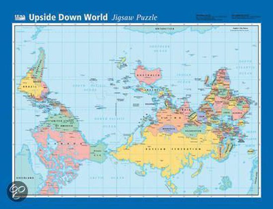 Upside Down World Map | 9781865002590 | Boeken | bol