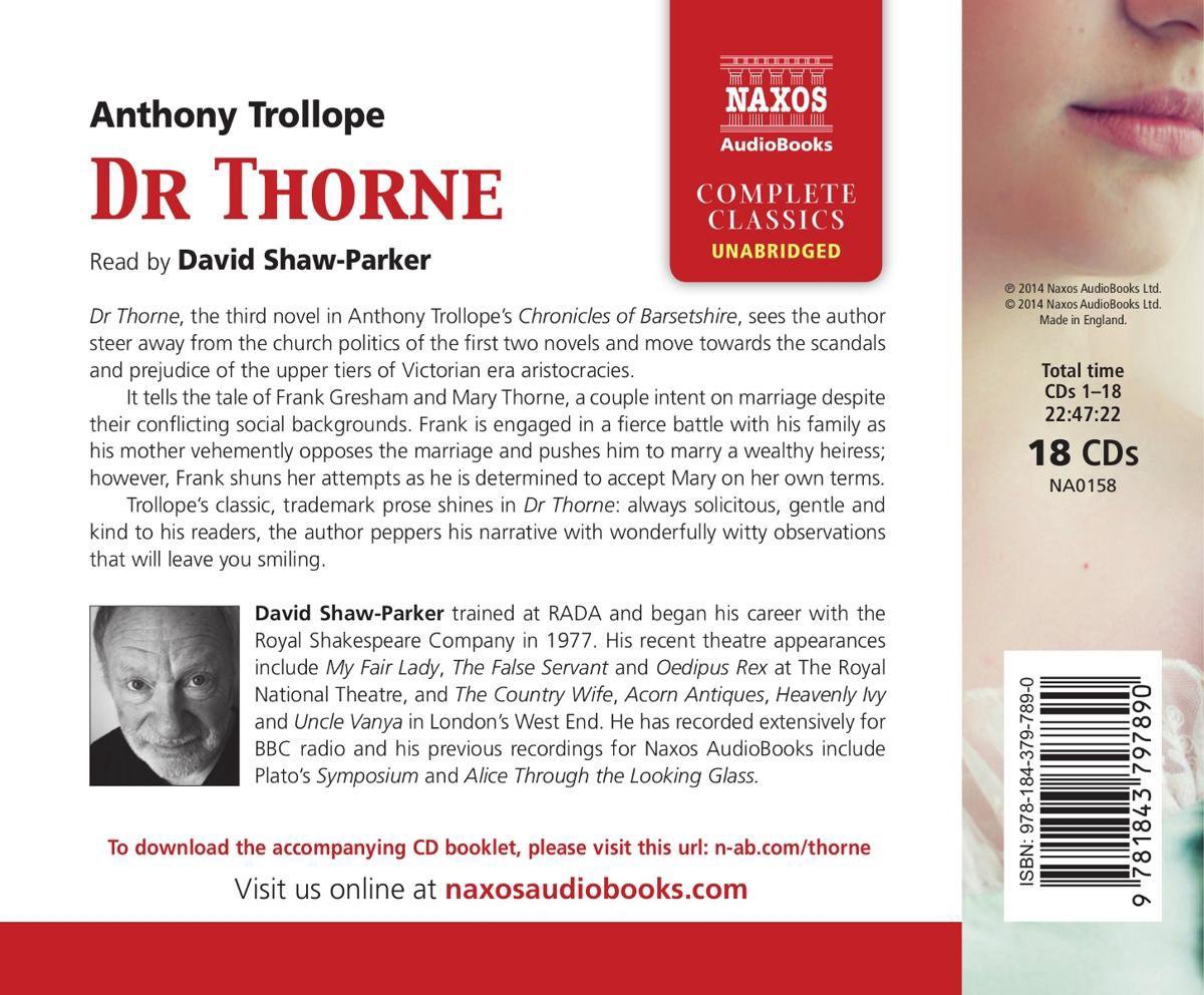 Dr Thorne, Shaw-parker,david | Muziek | bol.com