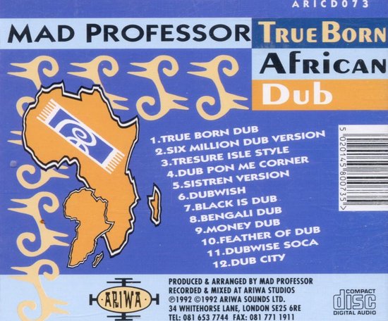True Born African Dub, Mad Professor | Muziek | bol