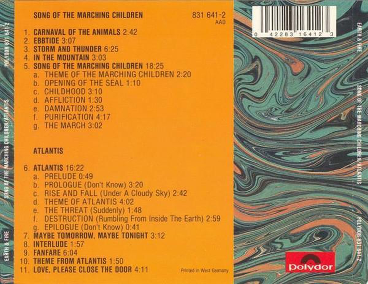 Song Of The Marching Children ( 1971 ) & Atlantis ( 1973 ), Earth ...