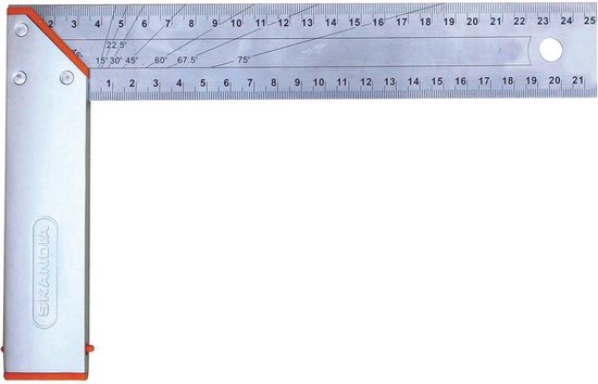 Skandia Aluminium Winkelhaak - 250 mm | bol