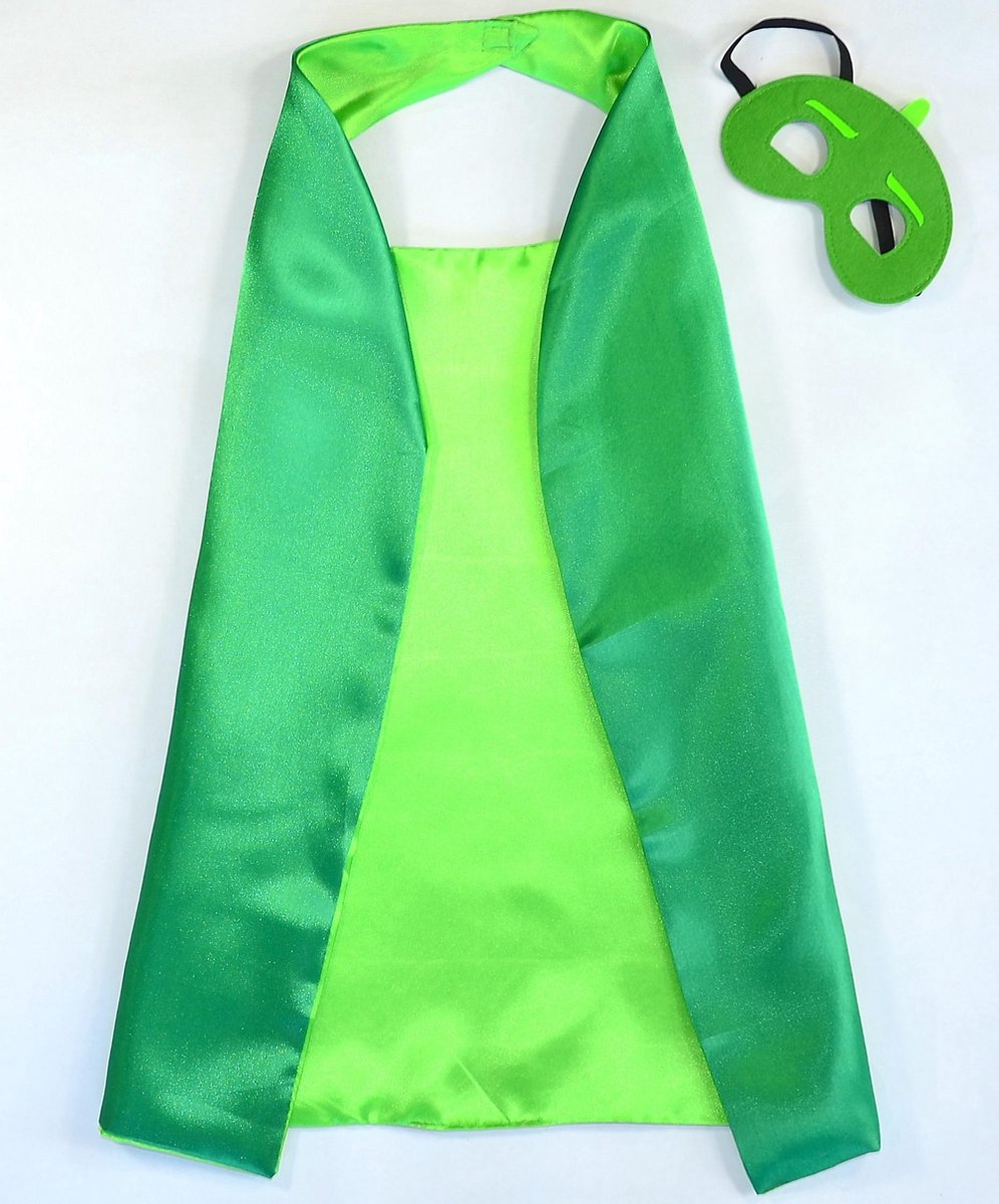 PJ Masks Gekko Cape + Masker + Stickers | Pyjamahelden Verkleedkleren ...