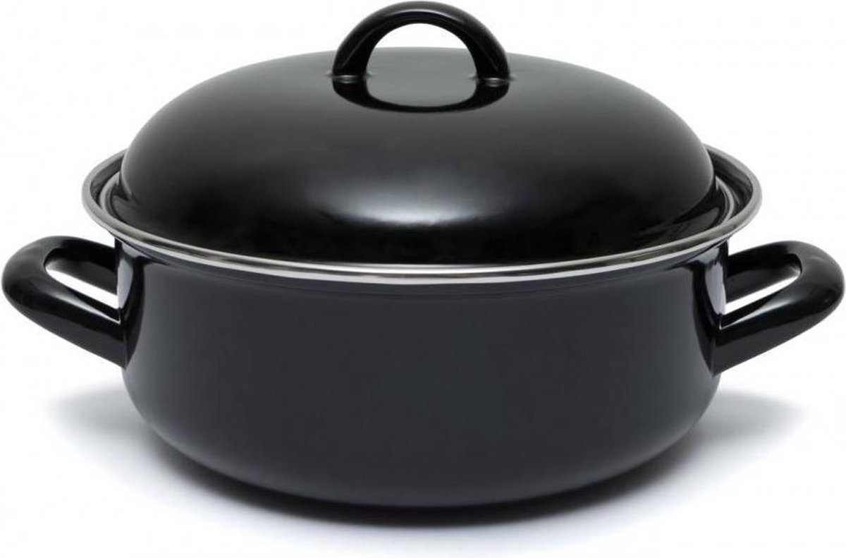 CasaLupo Emaille Braadpan Cooking - ø 22 cm / 3 Liter | bol.com