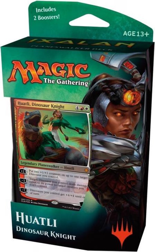 Magic the gathering ixalan - Planeswalker Deck - Huatli Dinosaur King ...