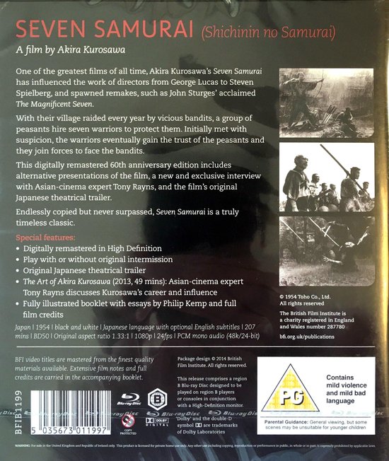 Seven Samurai (Blu-ray) | Dvd's | bol
