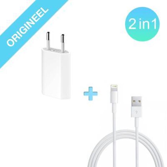 Apple iPhone 5 5C 5S SE 6 6S Plus USB lader en usb kabel origineel ...