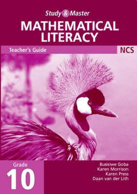 Study and Master Mathematical Literacy Grade 10 Teacher's Book ...