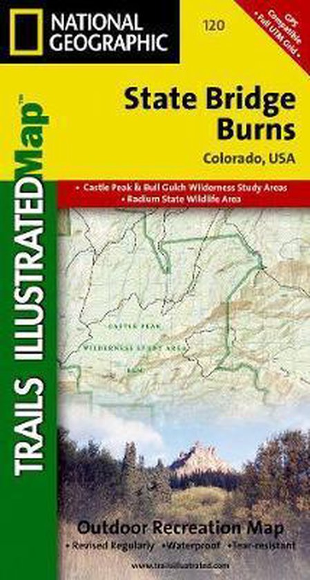 National Geographic Trails Illustrated Map State Bridge / Burns | bol.com