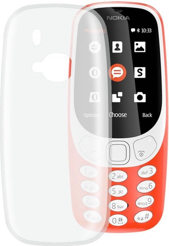 Nokia 3310 2017 Hoesje Soft Tpu Case Transparant