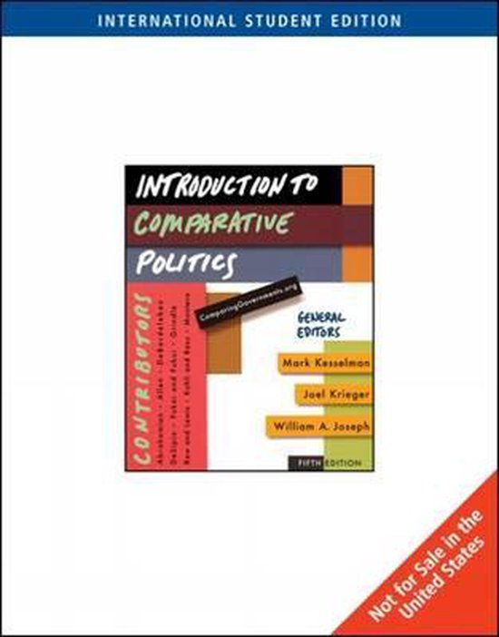 Introduction to Comparative Politics | 9780495797418 | Joel Krieger ...