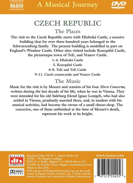 Various Artists - A Musical Journey: Czech Republic (DVD ...