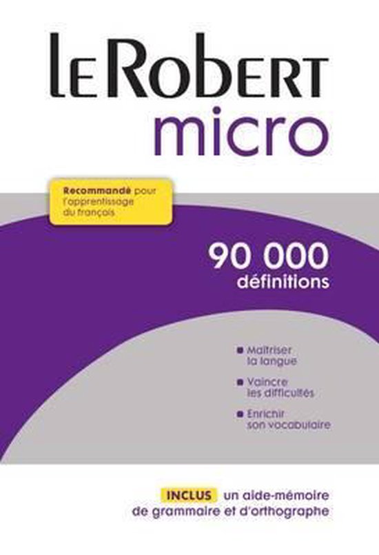 Dictionnaire Le Robert Micro Relie | 9782321006435 | Boeken | bol.com