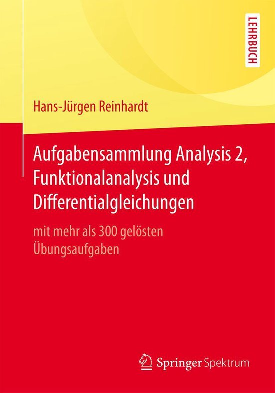 Aufgabensammlung Analysis 2, Funktionalanalysis und ...