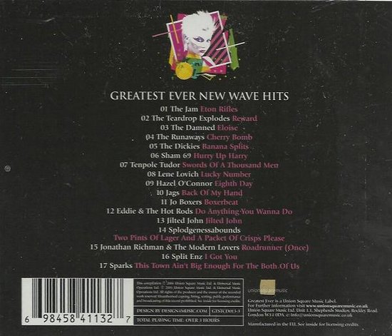 Greatest Ever New Wave Hits, various artists | CD (album) | Muziek | bol
