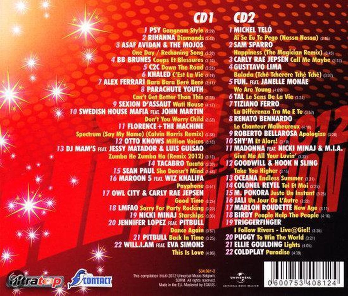 Hit Connection Best of 2012, Ultratop | CD (album) | Muziek | bol.com