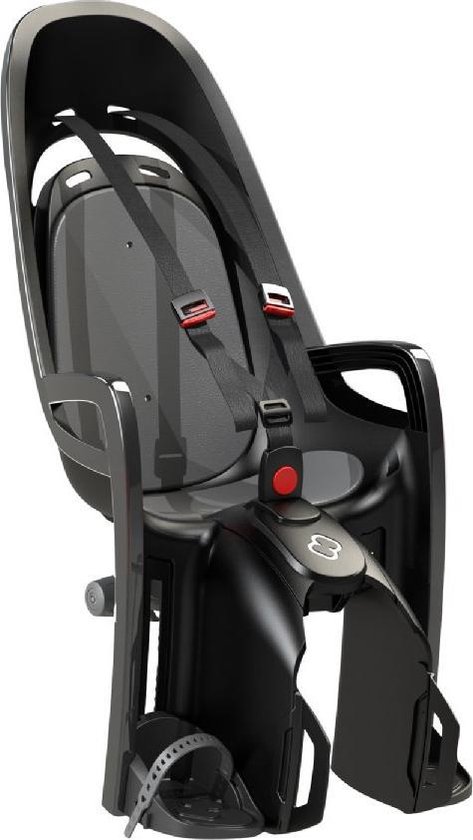 Hamax Zenith - fietsstoeltje achter - grijs/zwart | bol