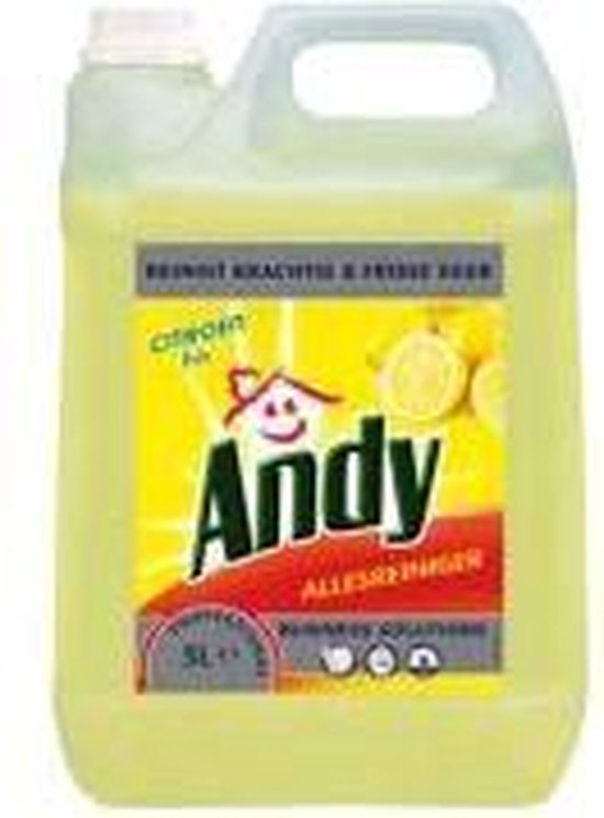 Andy prof allesreiniger citroen fris 5 liter | bol.com