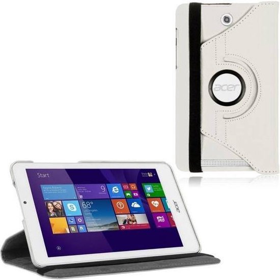 Acer Iconia Tab 8W W1-810 draaibare hoes wit | bol.com