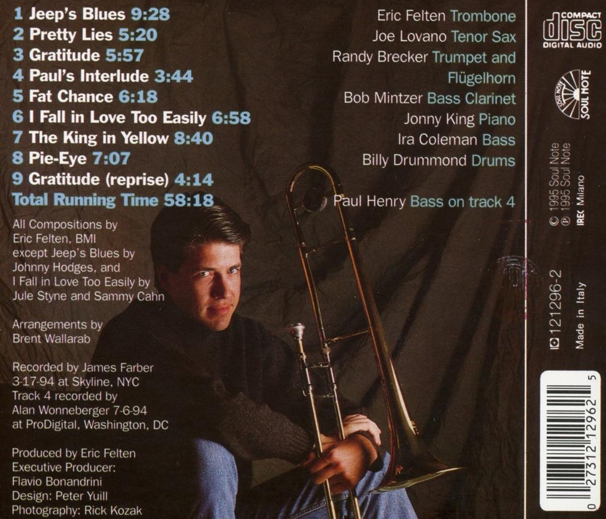 Gratitude, Eric Felten | CD (album) | Muziek | bol