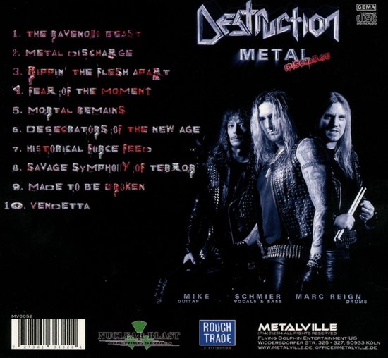 Metal Discharge, Destruction | CD (album) | Muziek | bol.com
