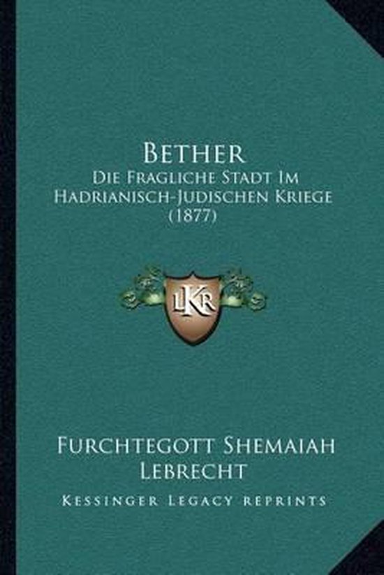 Bether, F. Lebrecht | 9781168023384 | Boeken | bol.com