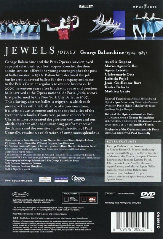 George Balanchines Jewels, Orchestra Of The Opéra National de Paris ...
