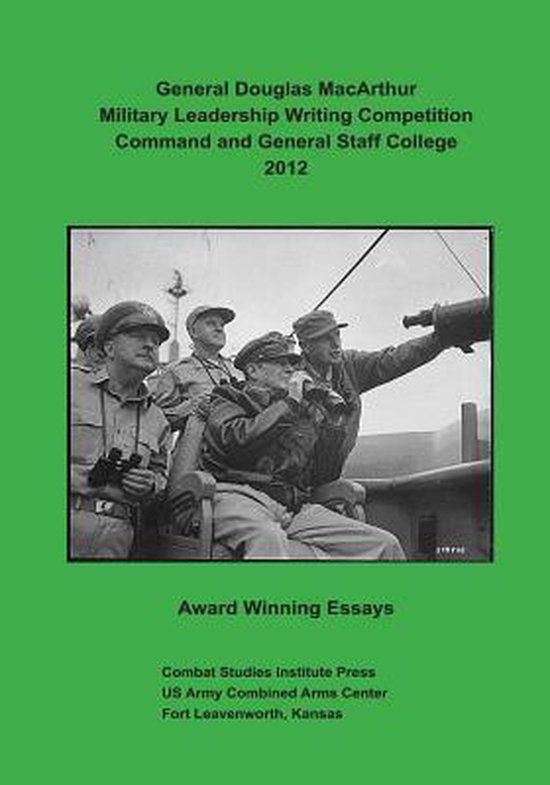 General Douglas MacArthur Military Leadership Writing Competition, Us ...