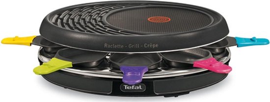 Tefal Gourmetstel - Raclette Grill - 8 Personen | bol