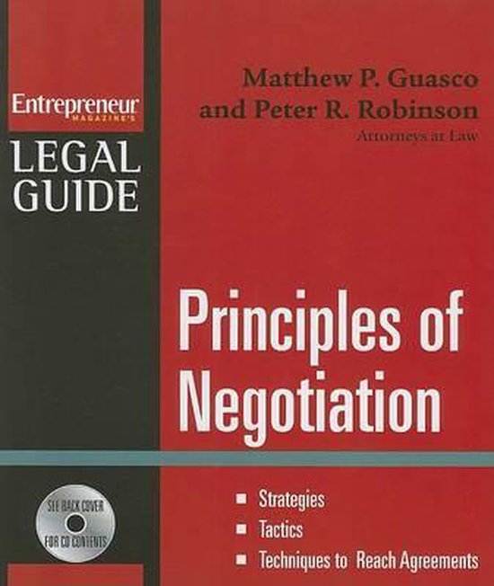 Principles of Negotiation | 9781599181387 | Matthew P Guasco | Boeken ...